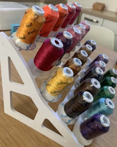 Modular Thread & Yarn Spool Holder by Vog93_3DMakerWorld: Download Free ...