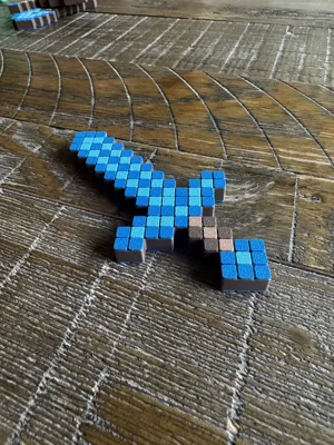 Customizable Minecraft Sword - Free 3D Print Model - MakerWorld