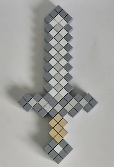 Customizable Minecraft Sword - Free 3D Print Model - MakerWorld