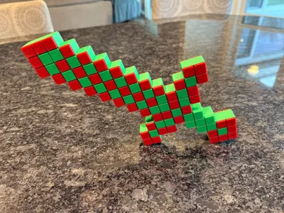 Customizable Minecraft Sword by Creat3DWorks MakerWorld: Download Free ...