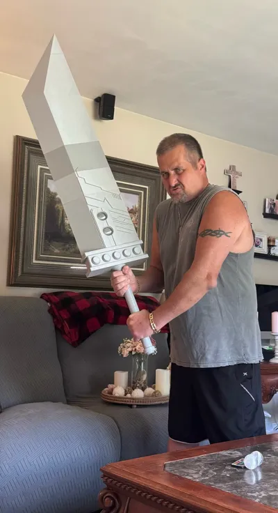 Life Size Buster Sword from Final Fantasy VII - Free 3D Print Model ...