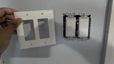 Double Rocker Style Light Switch (Flat Switch) by BEN 3D MakerWorld ...