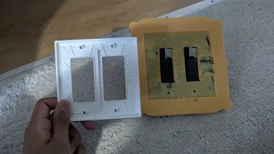 Double Rocker Style Light Switch (Flat Switch) by BEN 3D MakerWorld ...