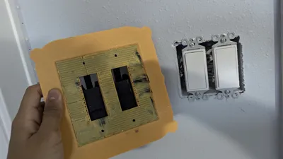 Double Rocker Style Light Switch (Flat Switch) by BEN 3D MakerWorld ...