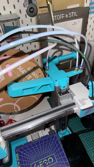 A1 Mini Triple Filament Feeder by Morgan Manly MakerWorld: Download Free 3D Models