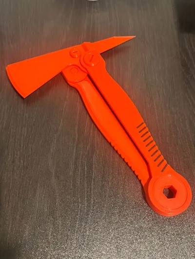 Folding Axe - Free 3D Print Model - MakerWorld
