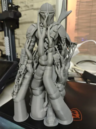 The Mandalorian Star Wars - 25cm Remixed by Memel Magic MakerWorld: Download Free 3D Models