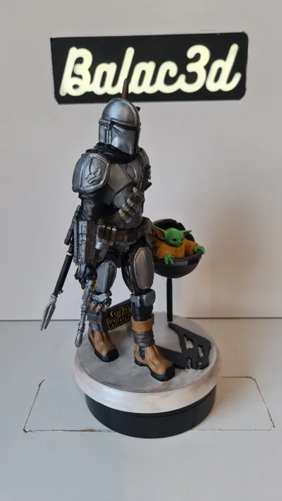 The Mandalorian Star Wars - 25cm Remixed by Memel Magic MakerWorld: Download Free 3D Models