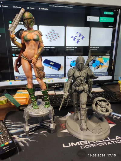 The Mandalorian Star Wars - 25cm Remixed by Memel Magic MakerWorld: Download Free 3D Models