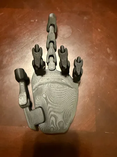 Poseable articulated hand model Remixed by aki-racing MakerWorld ...