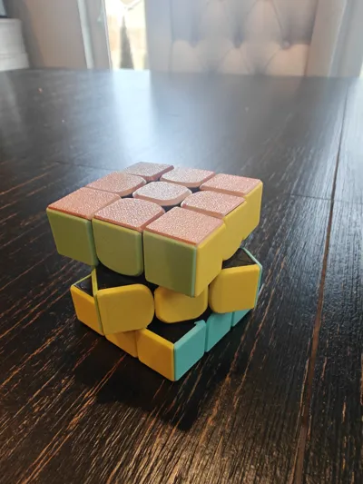 100% printed speedcube, springloaded by 3D_plot MakerWorld: Download ...