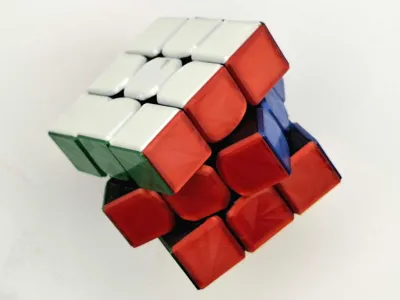 100% printed speedcube, springloaded by 3D_plot MakerWorld: Download ...