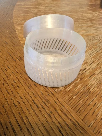 4L cereal box lid desiccant silica container - Free 3D Print Model ...