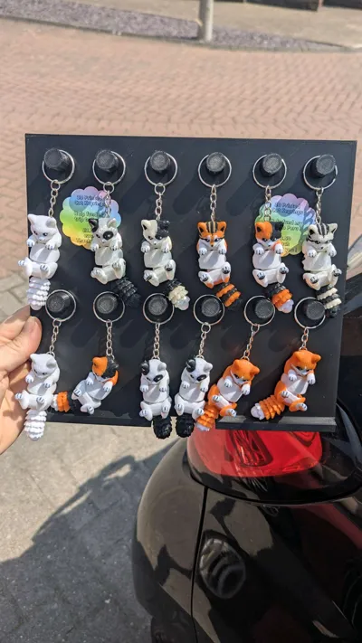 Keychain Display Stand by TheWhimsicalCurio MakerWorld: Download Free ...