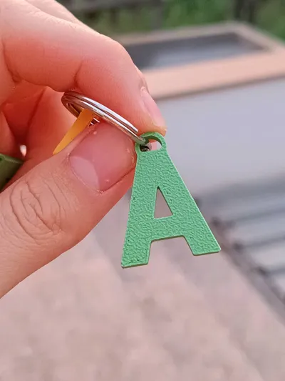Alphabet Letters Charms or Keychains by Ada & K 3DA MakerWorld ...