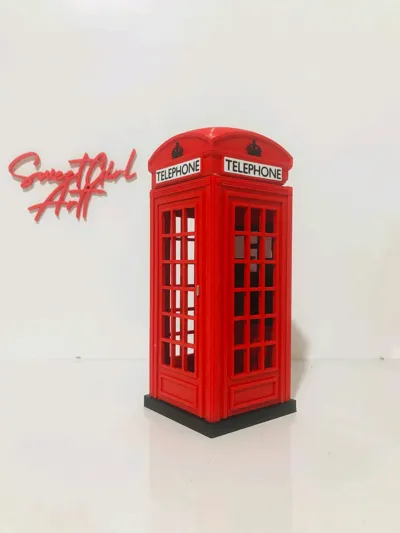 Iconic British Telephone Box by Stag 3D MakerWorld: Download Free 3D Models