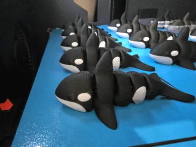 MINI Orca Whale - No AMS needed & Keychain! - Free 3D Print Model ...