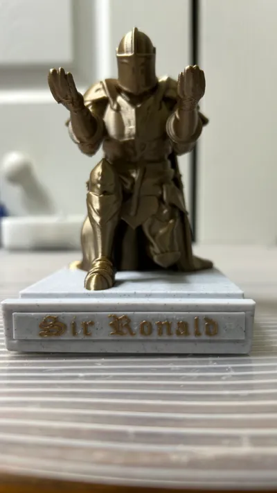 Knight of the Quill Medieval Knight Pen Holder - Free 3D Print Model ...