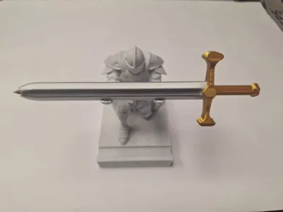 Knight of the Quill Medieval Knight Pen Holder by Sny44 MakerWorld ...