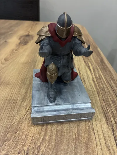 Knight of the Quill Medieval Knight Pen Holder - Free 3D Print Model ...