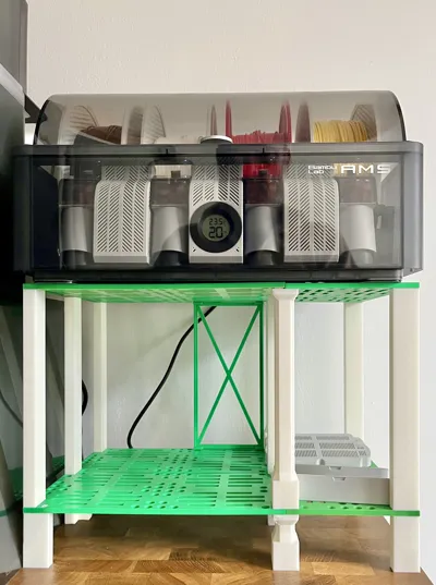 Modular Stackable Open Shelving System by Booyashaka MakerWorld ...