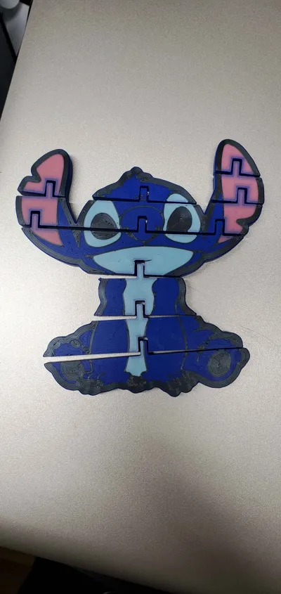 Stitch Articulated Flexi Fidget Toy by Crying Hearts 3D MakerWorld ...