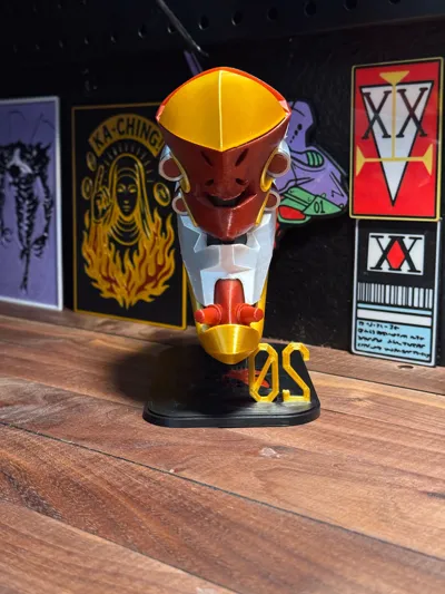 EVA-02 Head Bust - No AMS Required by wontonnn MakerWorld: Download ...