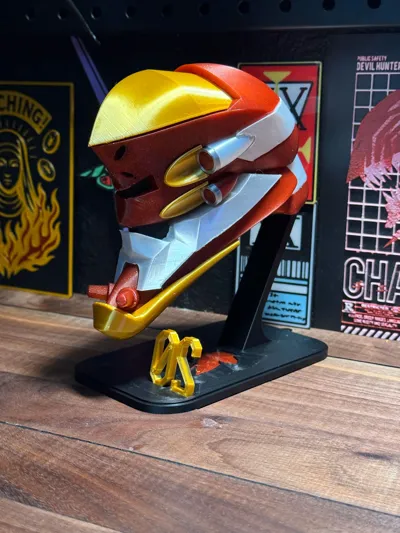 EVA-02 Head Bust - No AMS Required by wontonnn MakerWorld: Download ...