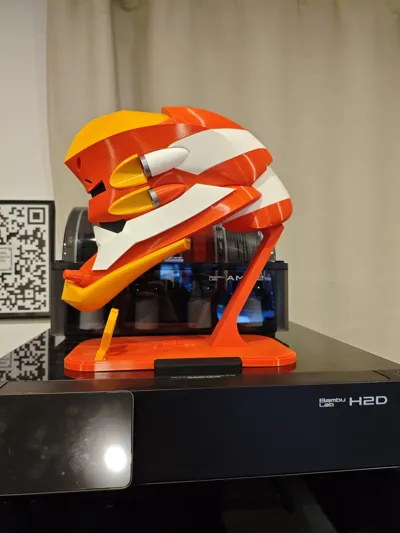 EVA-02 Head Bust - No AMS Required by wontonnn MakerWorld: Download ...