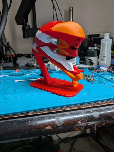 EVA-02 Head Bust - No AMS Required by wontonnn MakerWorld: Download ...