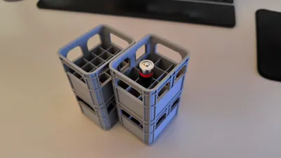 Beer battery crate - Free 3D Print Model - MakerWorld
