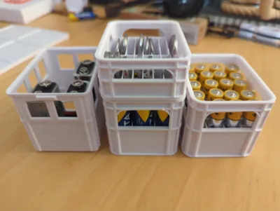 Beer battery crate - Free 3D Print Model - MakerWorld