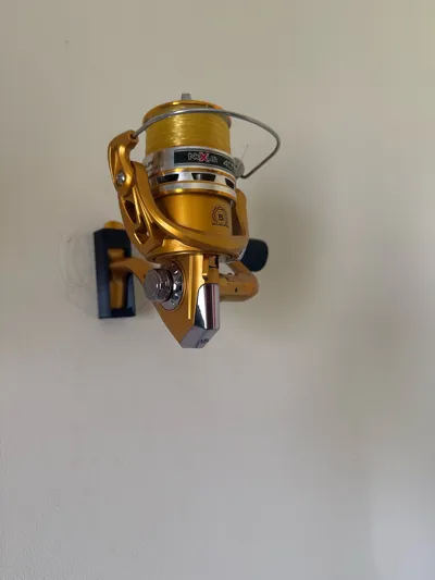 Fishing reel holder - wall mount - Free 3D Print Model - MakerWorld