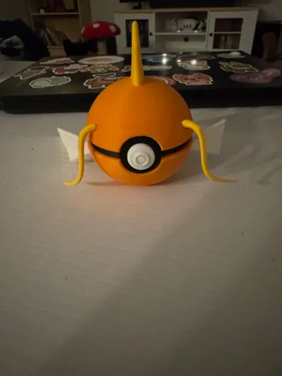 #0129 Magikarp Pokéball - Multiparts by 3D Girl MakerWorld: Download ...