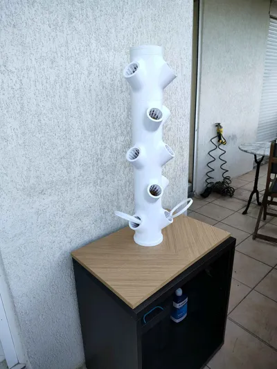 smart modular hydroponic tower by Pascal MakerWorld: Download Free 3D ...