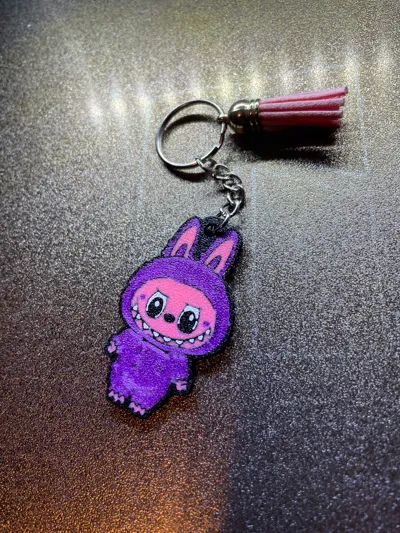 Labubu And The Monster Keychain by FRANKIE 3D PRINT MakerWorld ...
