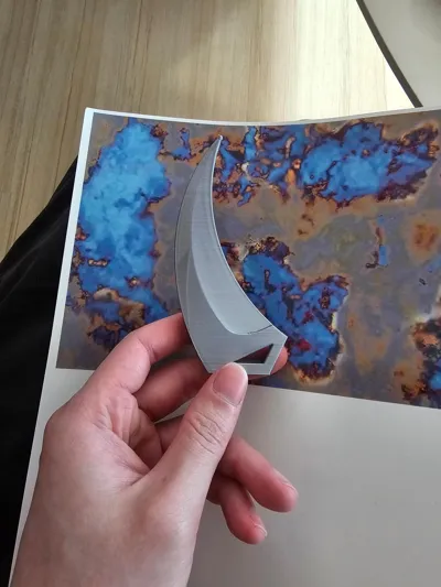 CS2 Karambit - Free 3D Print Model - MakerWorld