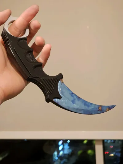 CS2 Karambit - Free 3D Print Model - MakerWorld