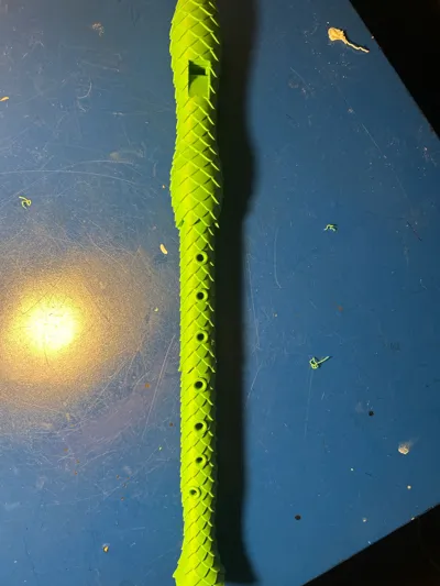 Dragon Scale Soprano Recorder - Free 3D Print Model - MakerWorld