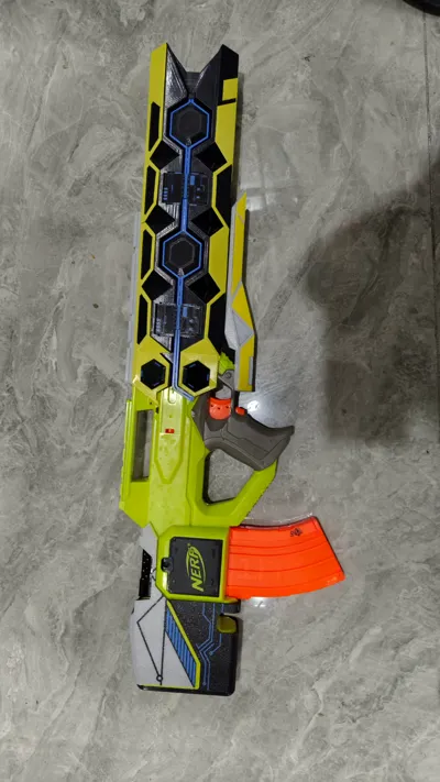 Flatline Reactive - NERF Rayven Body Kit - Free 3D Print Model - MakerWorld