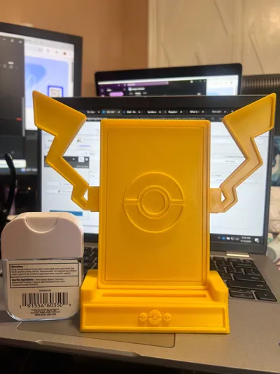 Modular Pokemon PSA Card Pikachu Stand Holder by MaajkiPL MakerWorld ...