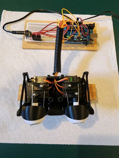 Animatronic Eyes, Compact, With Arduino by Morgan Manly MakerWorld ...