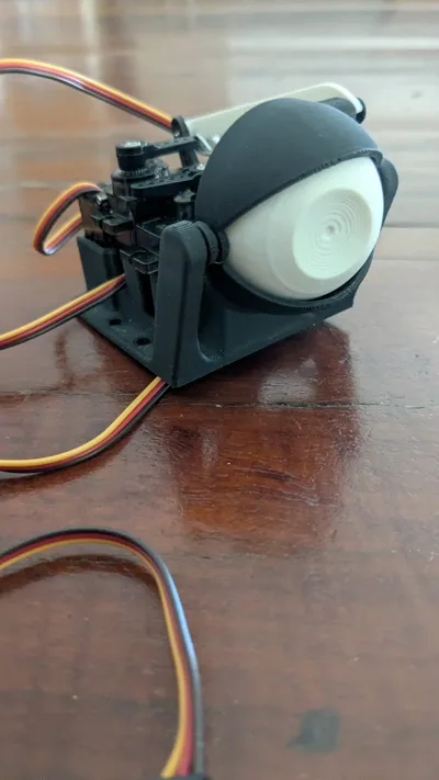 Animatronic Eye - V4 by Morgan Manly MakerWorld: Download Free 3D Models