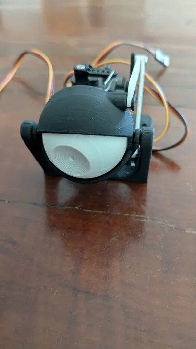 Animatronic Eye - V4 by Morgan Manly MakerWorld: Download Free 3D Models