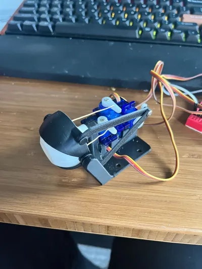 Animatronic Eye - V4 by Morgan Manly MakerWorld: Download Free 3D Models