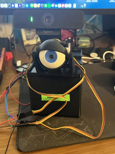 Animatronic Eye - V4 by Morgan Manly MakerWorld: Download Free 3D Models