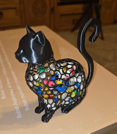 cat poop recycling art decor by Sebo3D MakerWorld: Download Free 3D Models