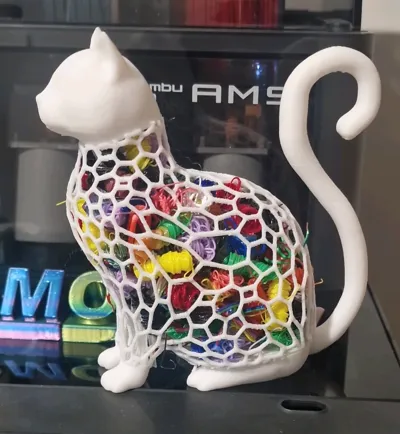 cat poop recycling art decor by Sebo3D MakerWorld: Download Free 3D Models
