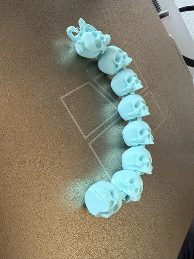 Articulating Skull Chain by DZ3D MakerWorld: Download Free 3D Models