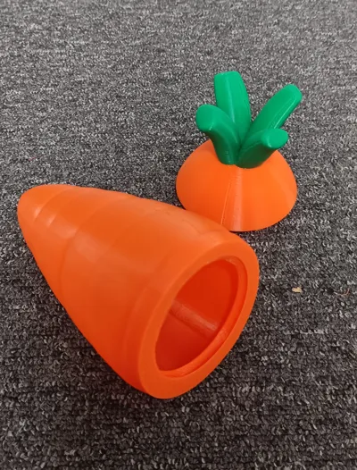 Carrot Container - Free 3D Print Model - MakerWorld